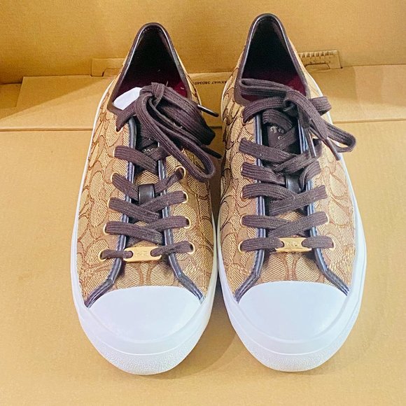 Coach | Shoes | Coach Empire Signature Canvas Sneaker | Poshmark